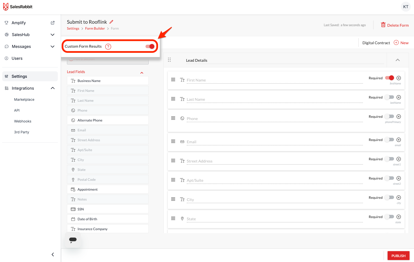 Rooflink | Set Up – SalesRabbit Help Center