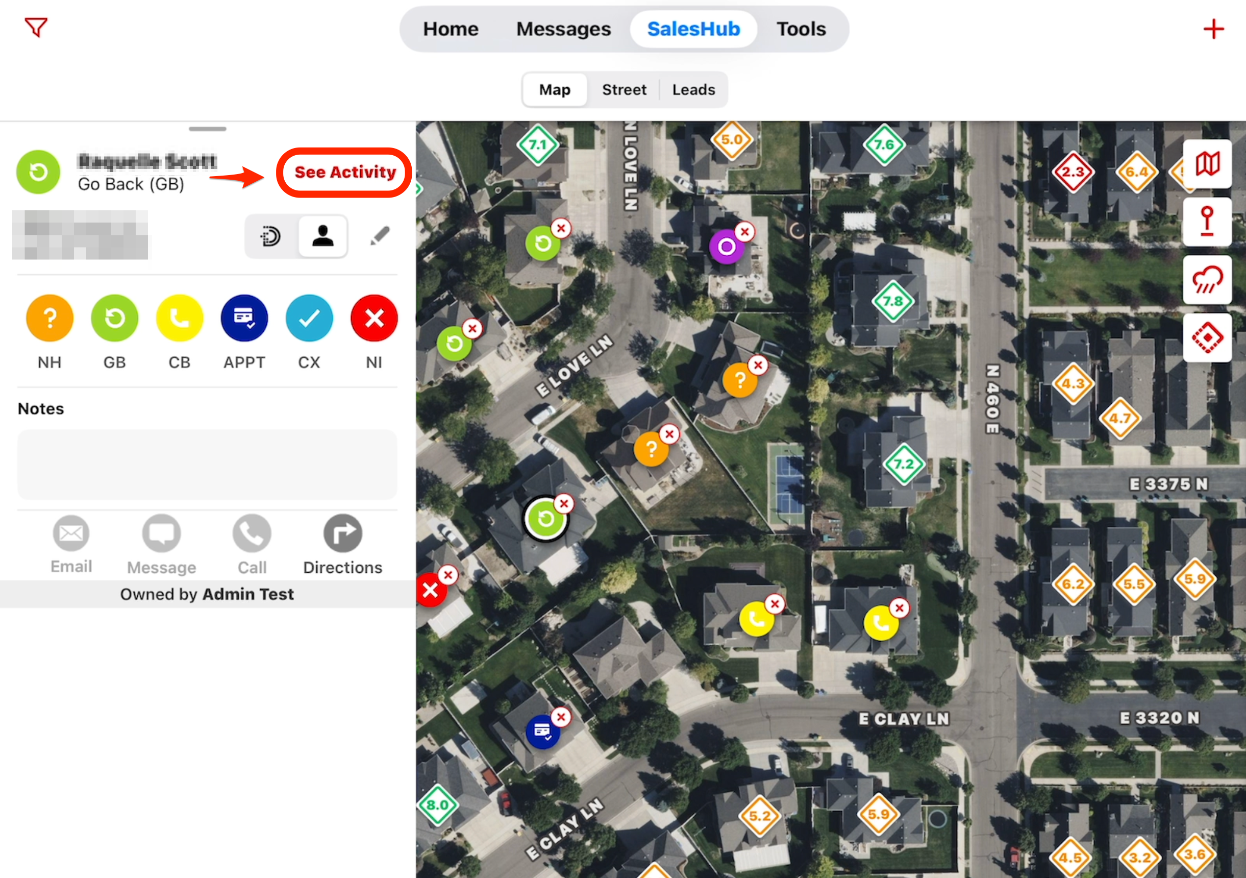 8. Proximity Indicator - iOS – SalesRabbit Help Center
