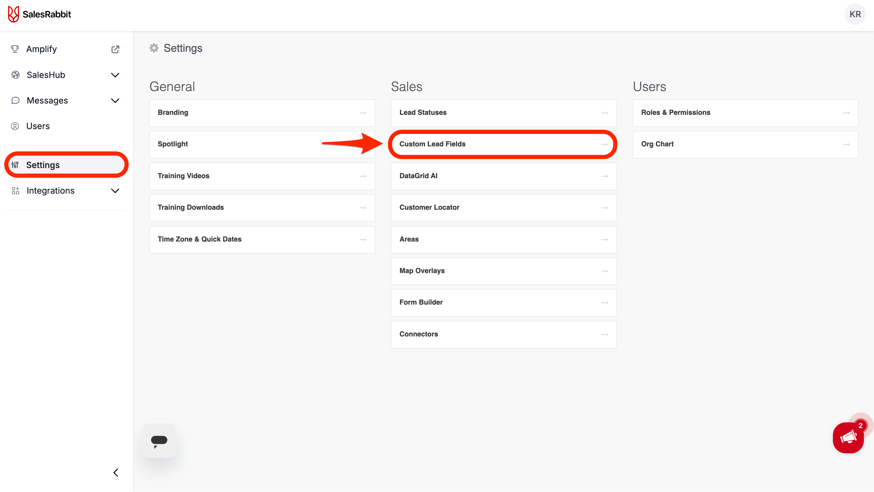 JobNimbus | Set Up – SalesRabbit Help Center