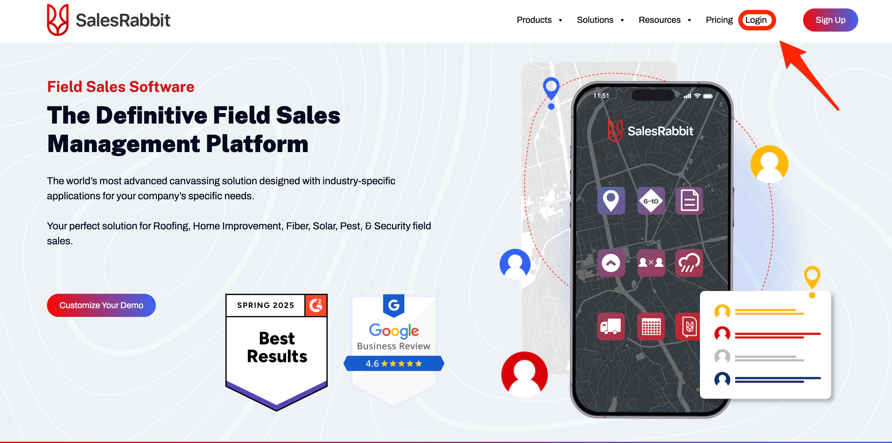 Changing Password via Web – SalesRabbit Help Center