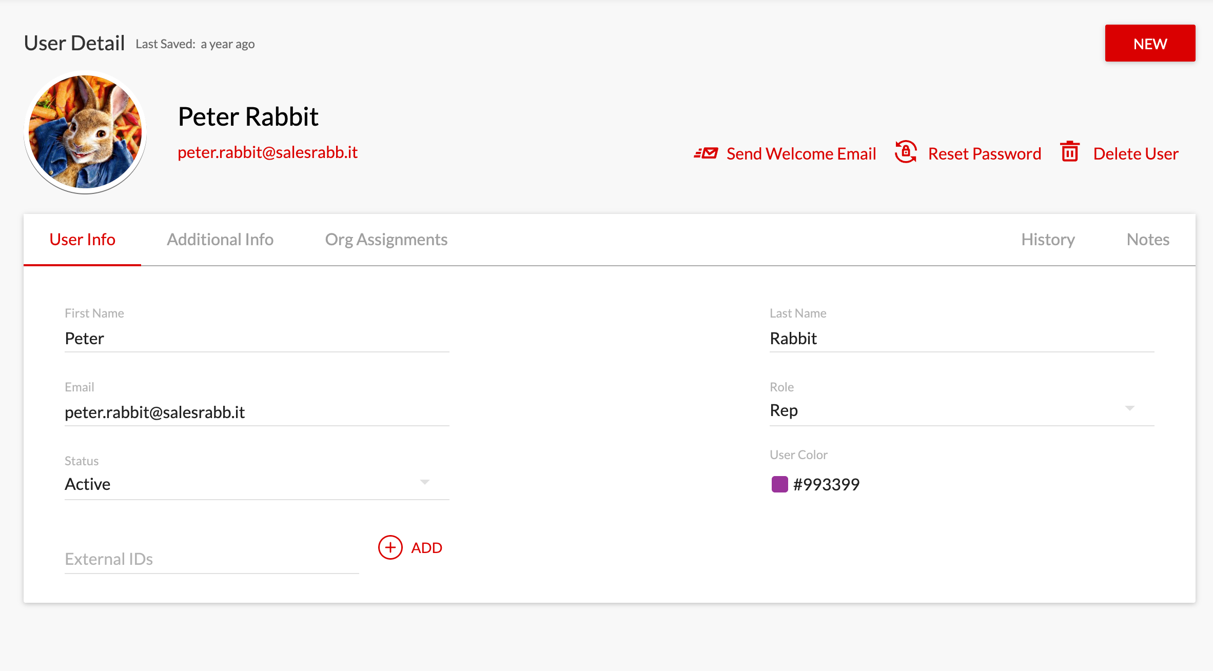 Resetting a User's Password – SalesRabbit Help Center